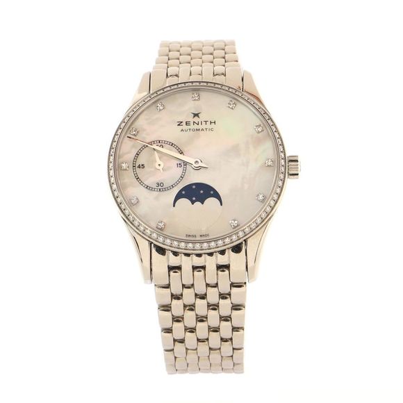 Zenith | Jewelry | Zenith Elite Ultra Thin Moonphase Automatic Watch ...